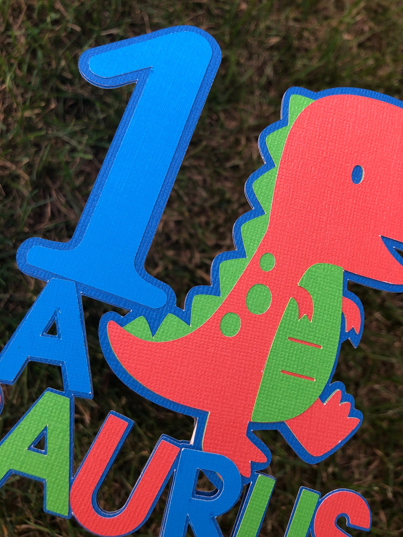 Dinosaur Cake Topper Oneasaurus Birthday One Cake Topper | Etsy