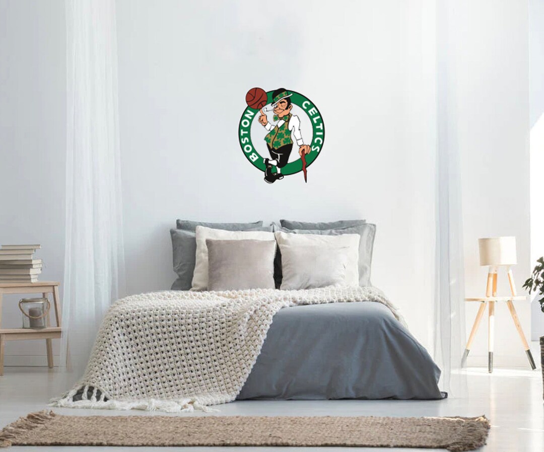 Boston Celtics Removable Wall Decal - Etsy