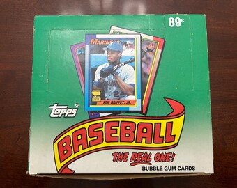 1990 Topps Baseball Wax Box From a Sealed Case - Etsy