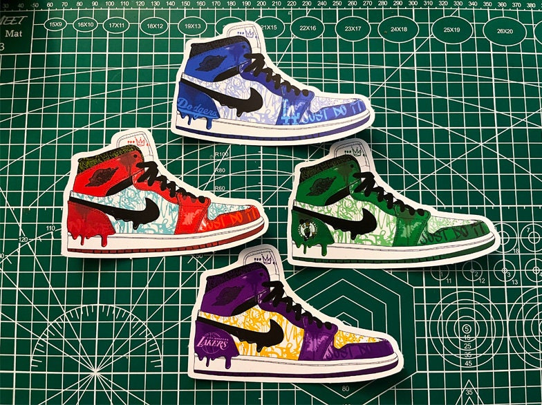 Air Jordan 1 Stickers - Etsy