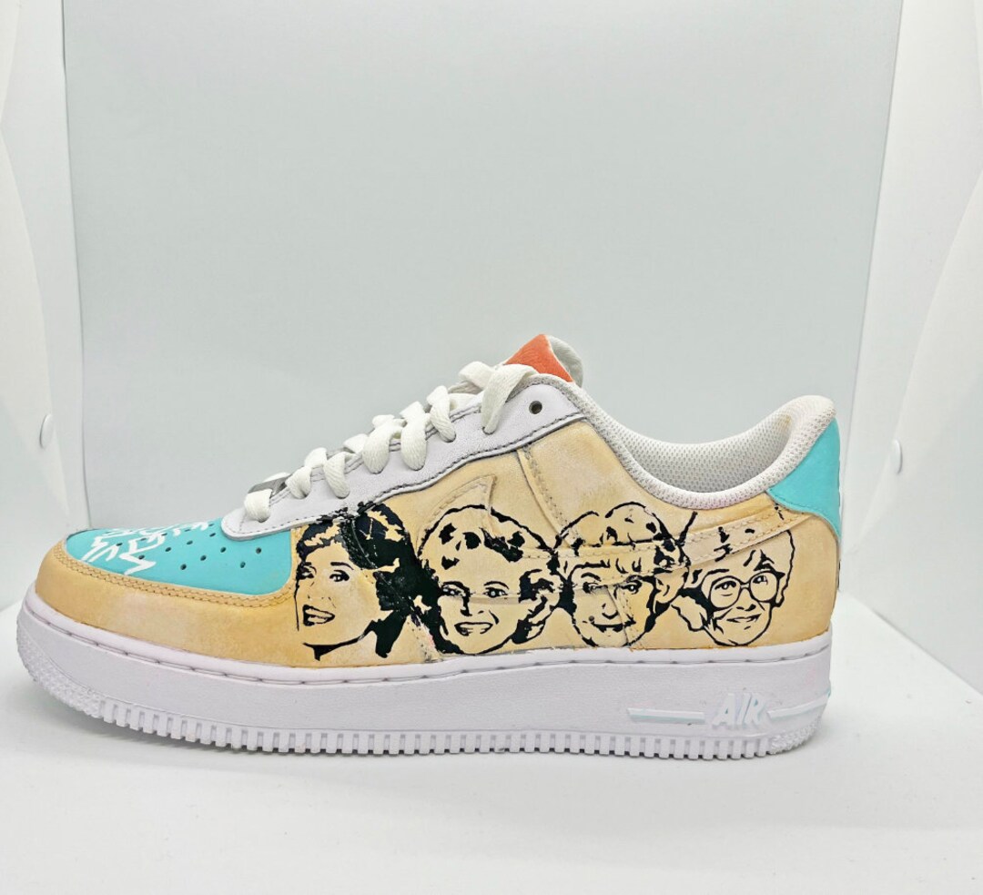 Custom Golden Girl AF1 Sneakers - Etsy