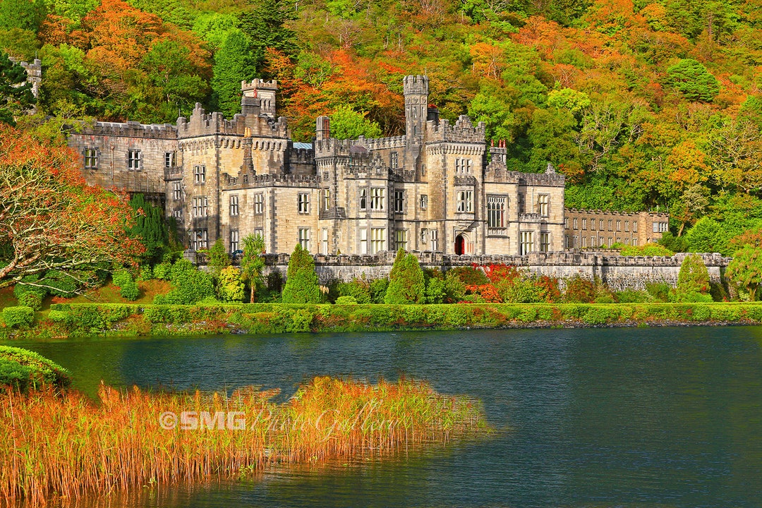 Ireland, Irish, Castle, Kylemore Abbey, Galway, Autumn, Home Decor ...