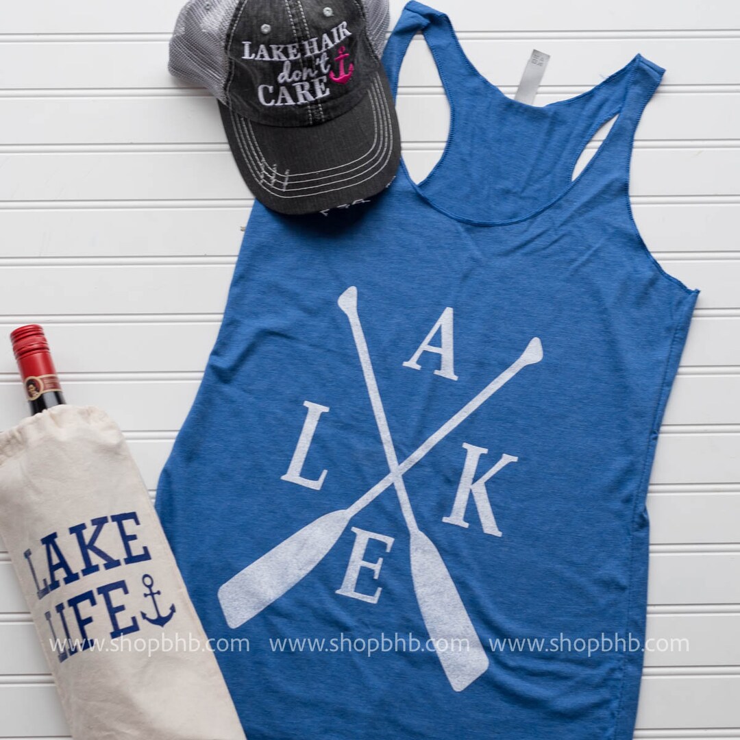 Lake Paddle Tank | Lake Tops | Boating | Lake Tank Tops for Women - Etsy