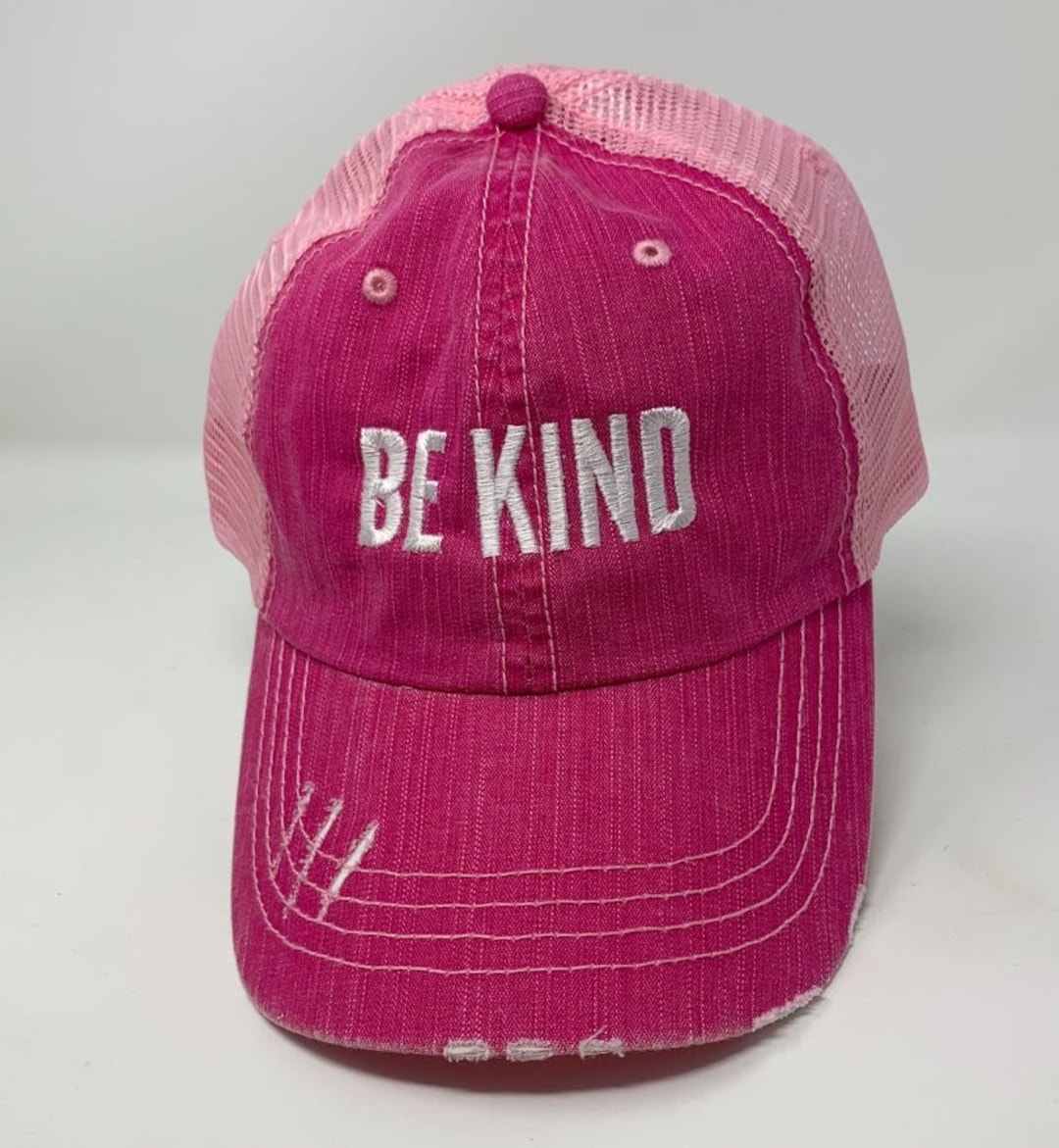 Be Kind Fuchsia Trucker Hat - Etsy