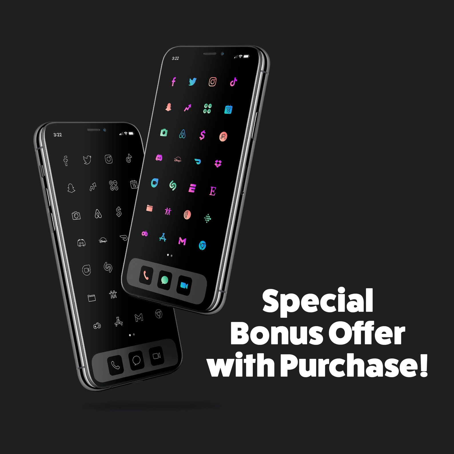 Ios Icon Pack for Iphone 250 Icons Minimal Solid Black and - Etsy