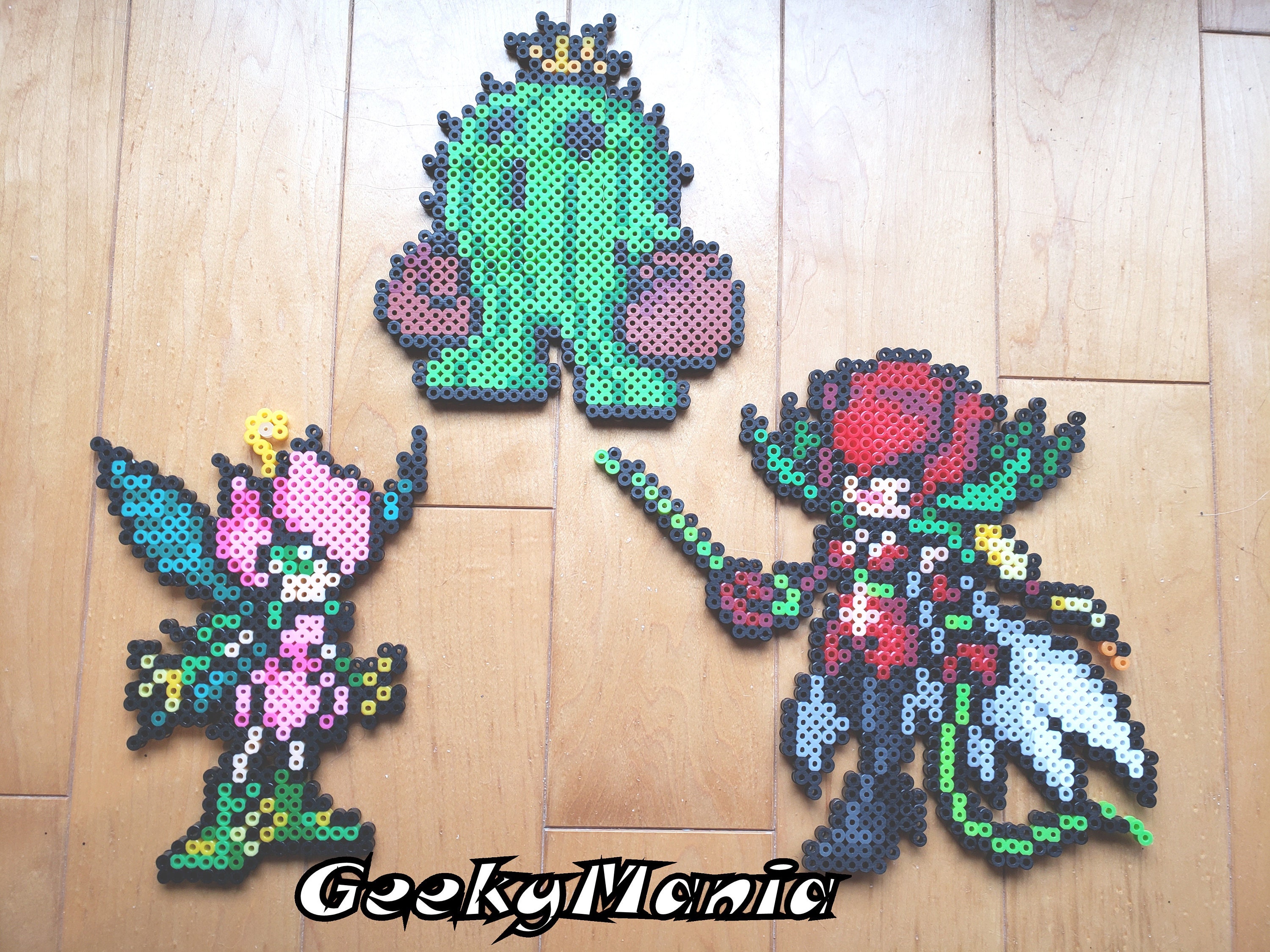 Digimon Togemon Lillymon Rosemon Perler Beads Sprite - Etsy