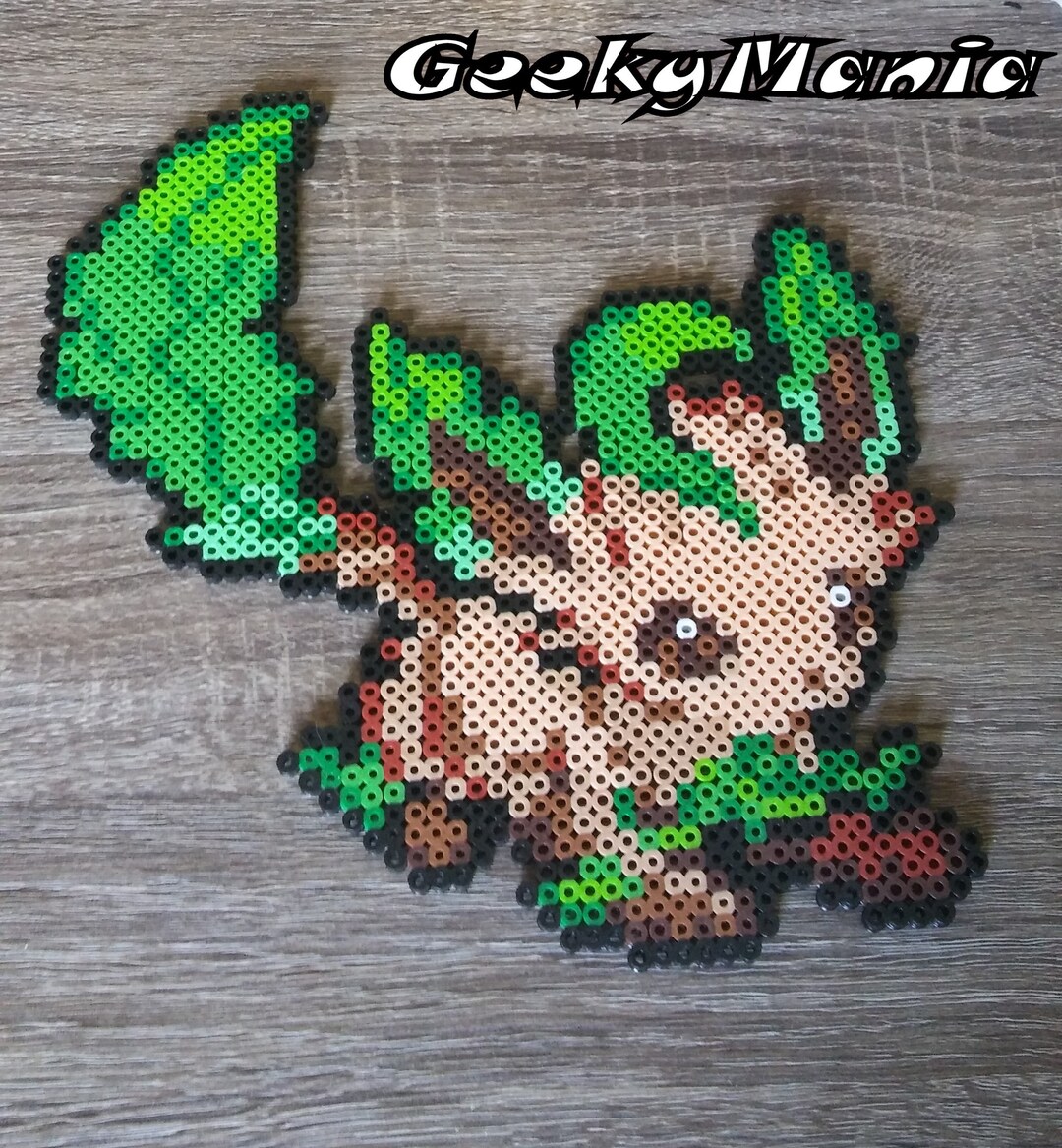 Pokémon Leafeon Perler Beads - Etsy