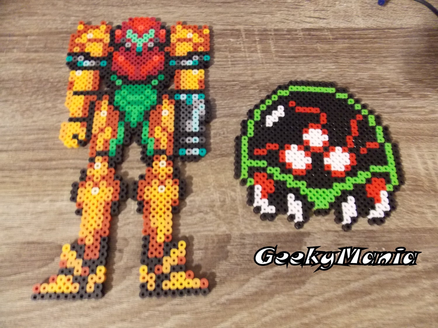 Super Metroid Samus Et Metroid Sprite Perler Beads | Etsy Canada