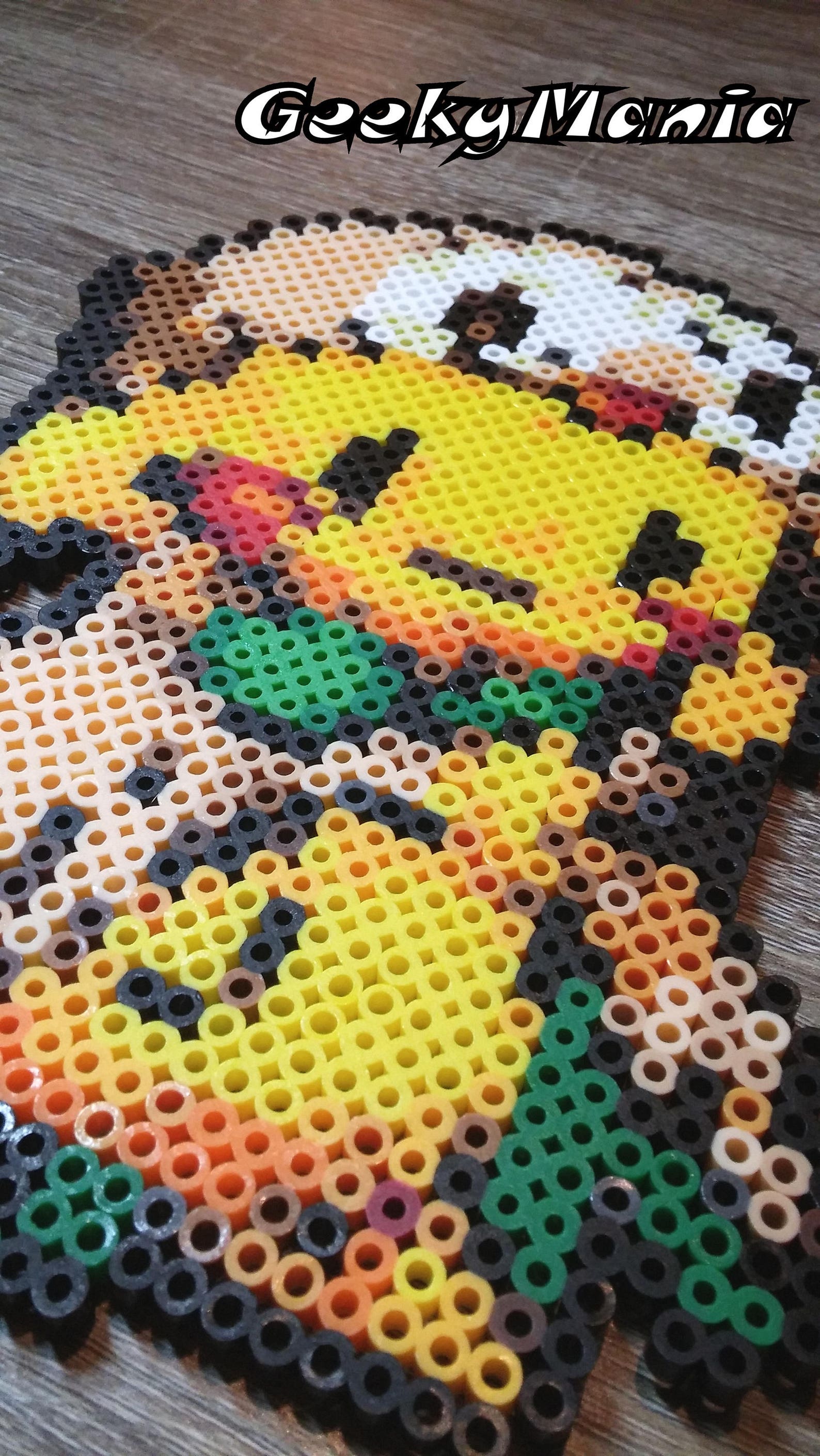 Pokemon Pikachu déguisé en Rowlet Perler Beads | Etsy