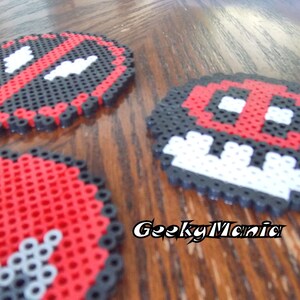 Marvel Comic Chibi Deadpool Perler Beads - Etsy