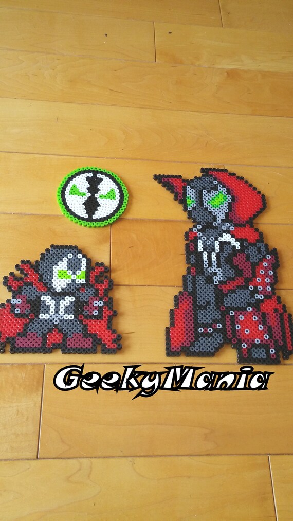 Spawn Sprite & Logo Perler Beads | Etsy Israel