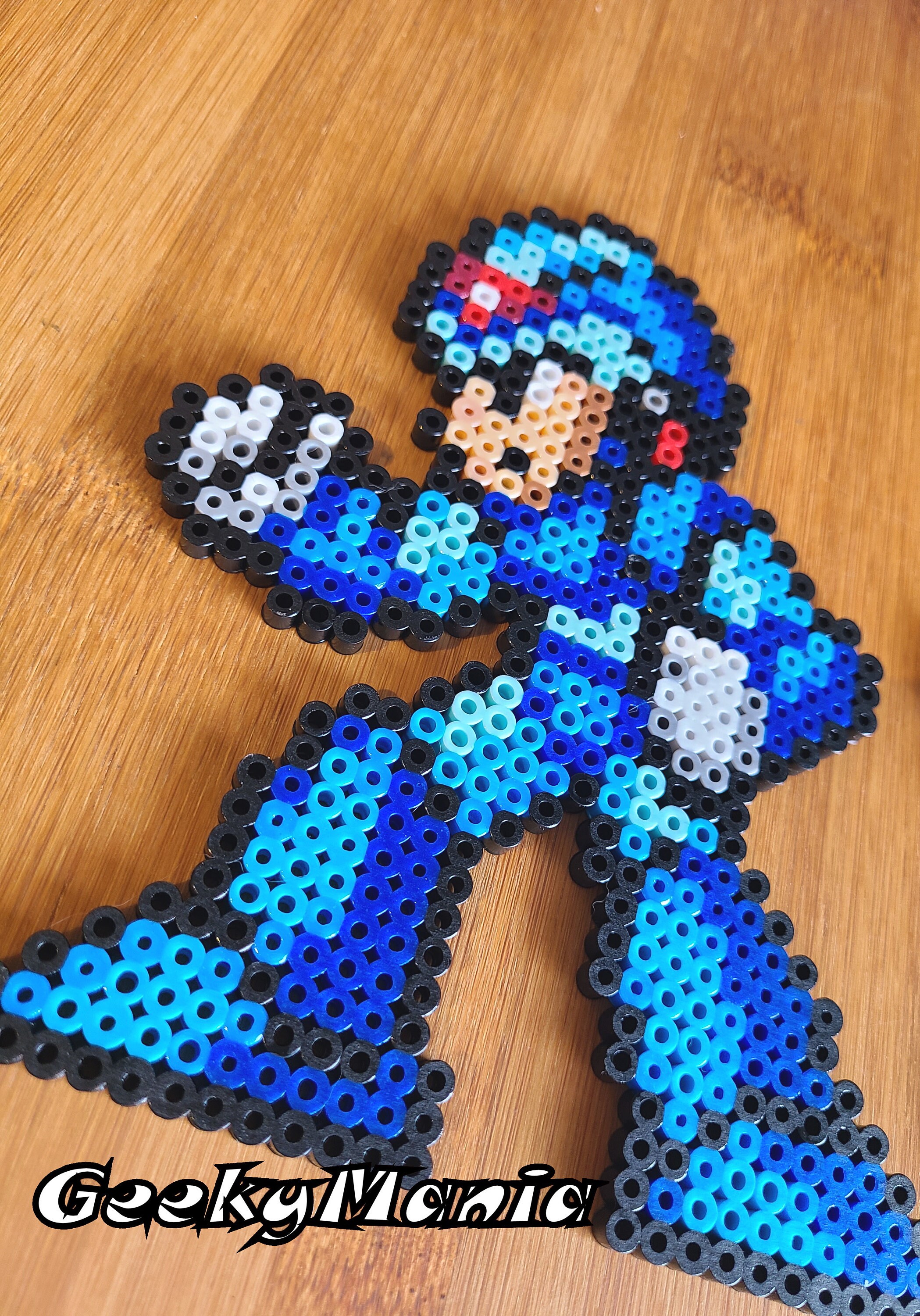Megaman X Perler Beads Sprite - Etsy Canada