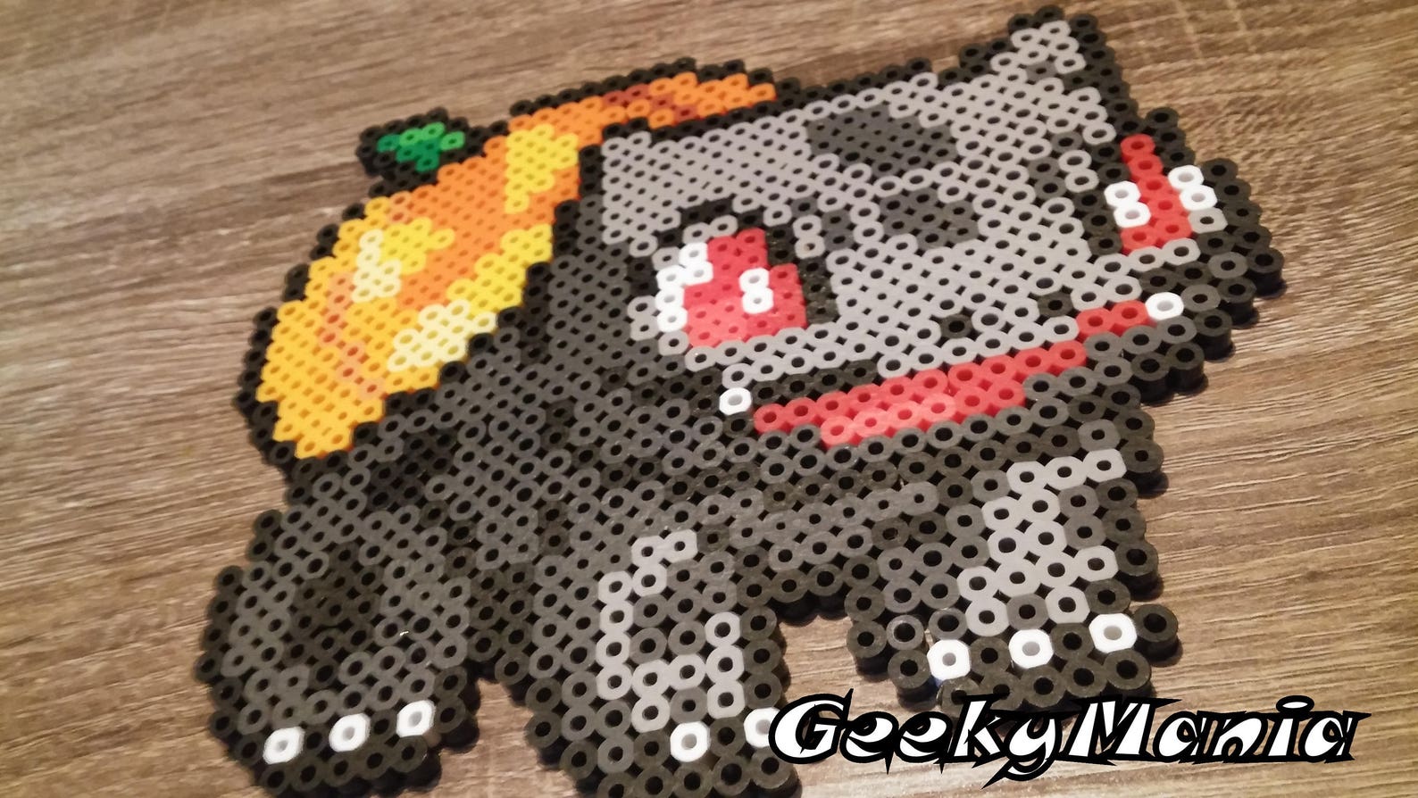 Pokemon Happy Halloween Bulbasaur Perler Beads | Etsy