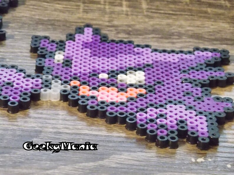Pokémon Gastly Haunter Gengar Sprites Perler Beads - Etsy France