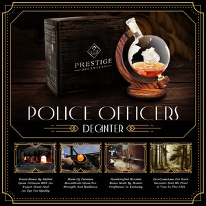 Police Officer Decanter W/ Policeman's Badge - Police Academy ...