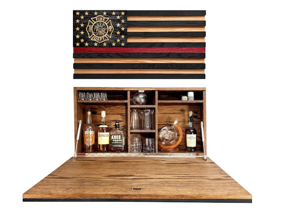 Firefighter American Flag Murphy Bar United States Flag | Etsy