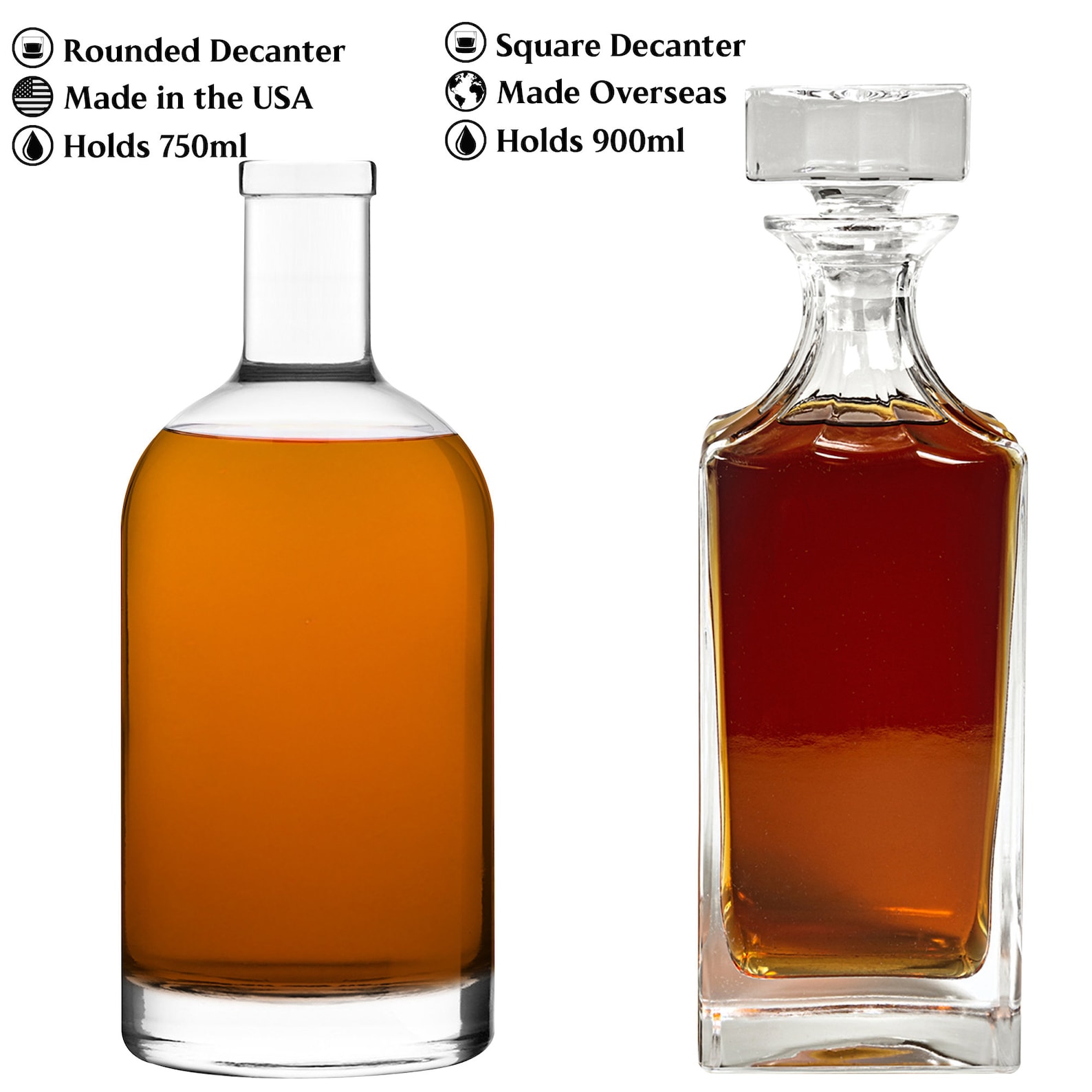 Custom Infinity Bottle Personalized Engraved Decanter W/ Infinity ...