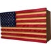 Navy American Flag Murphy Bar - USA Flag Wall Hanging Bar Cabinet ...