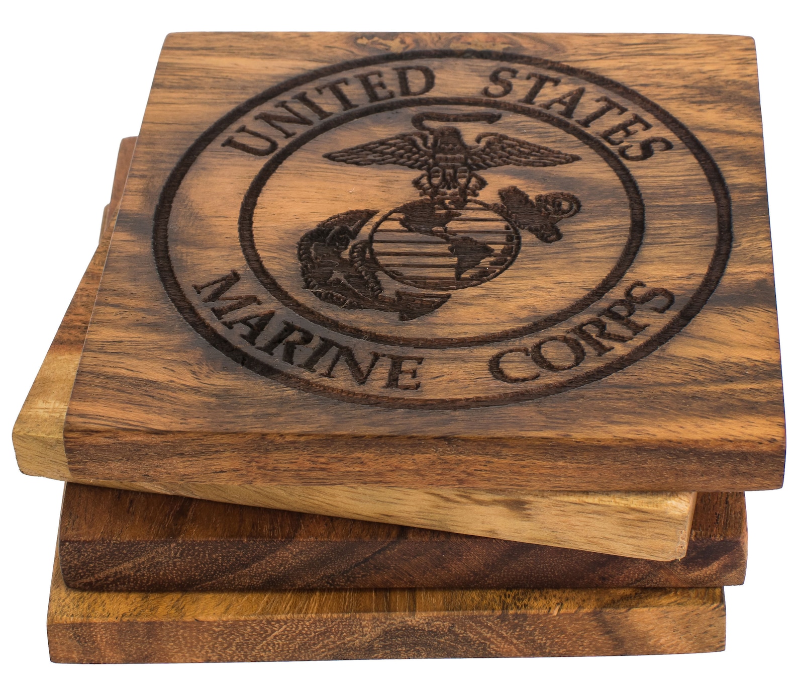 Marine Corps Coasters - US Marines, USMC Emblem Coasters - US Marine ...