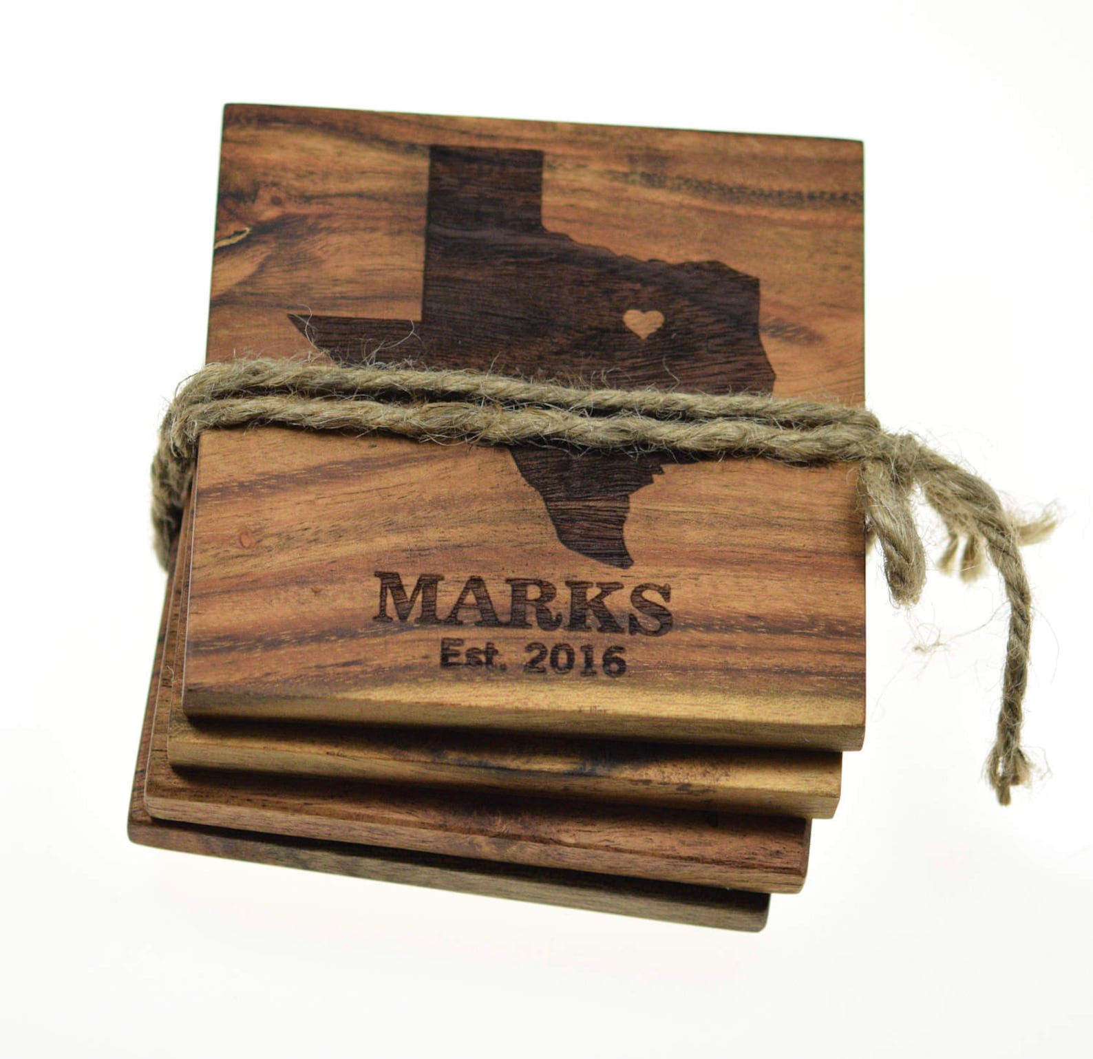 Personalized Coasters - Housewarming Gift, Wedding Gift, Christmas Gift ...