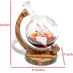 Sailboat Decanter Unique Gift for Boat Captain or Sailing Team Nautical ...