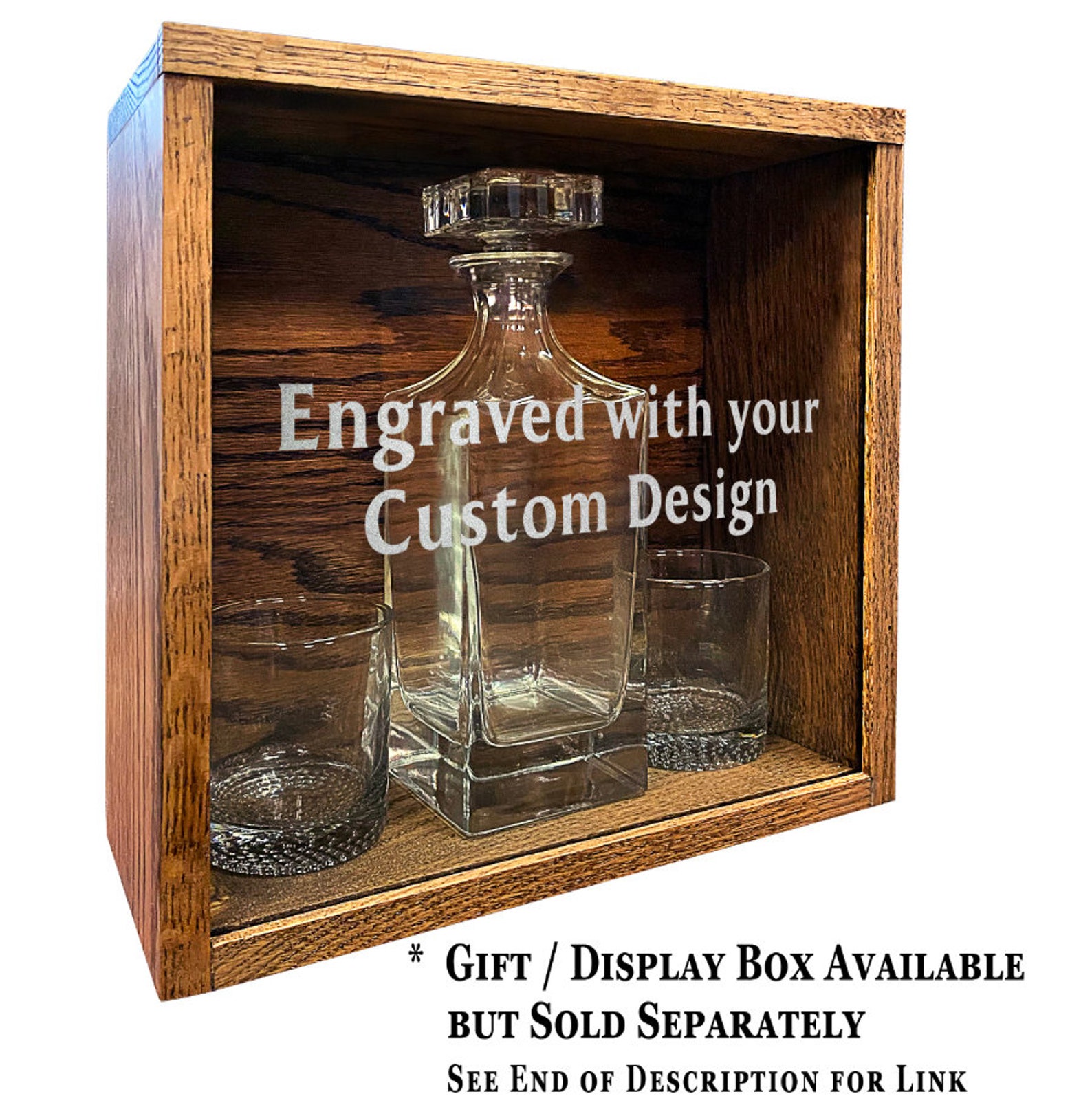 Custom Infinity Bottle Personalized Engraved Decanter W/ Infinity ...