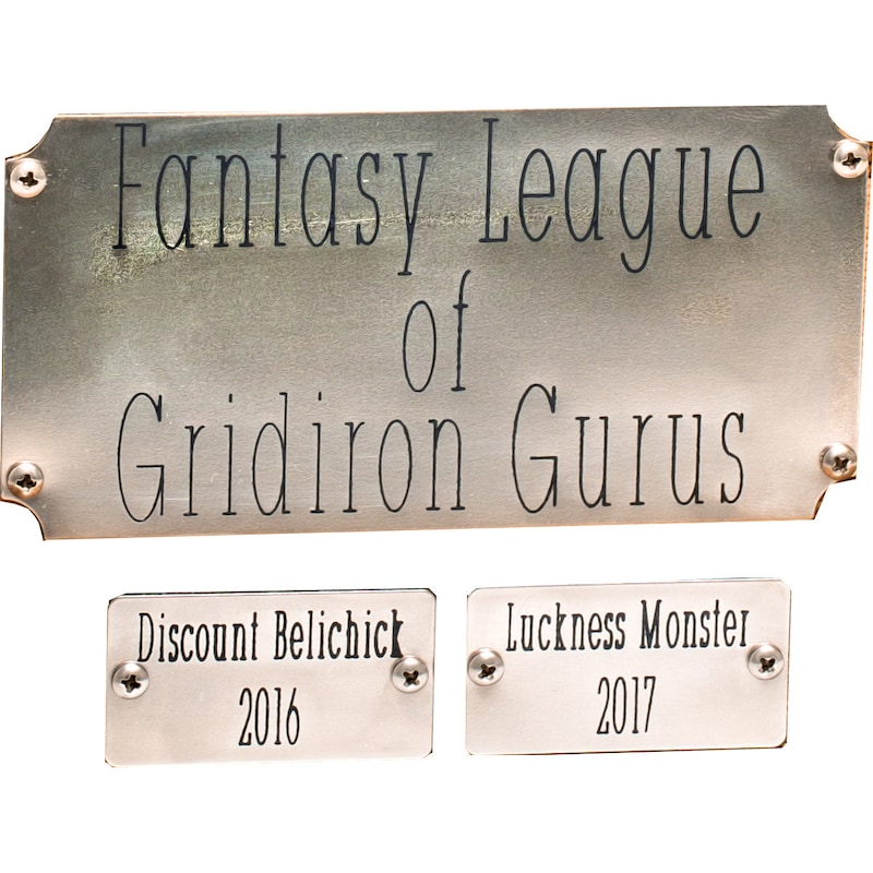 Football Custom Plaque - Etsy
