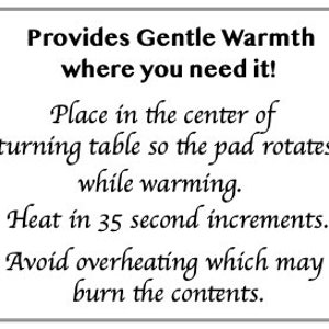 Heart Heating Pad: Microwavable Flax Seed & Rice, Lavender Scented - Etsy