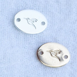 Hummingbird Connector, Gold Filled, Rose Gold Filled, Sterling Silver ...