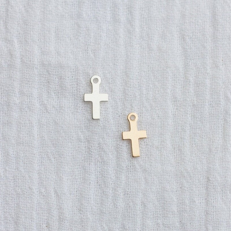 Cross Charm - Etsy