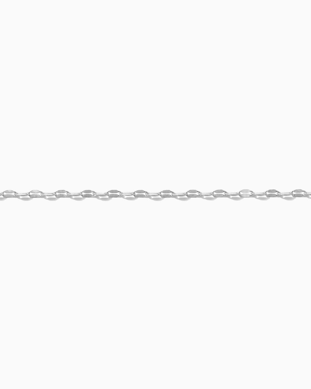 1.6mm Dapped Chain, Sterling Silver, Permanent Jewelry Footage Chain ...