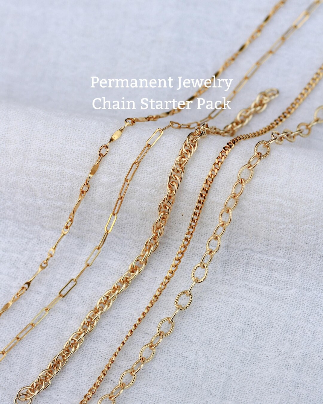 Chain Starter Pack, 3ft. of Our Best-selling Chains, Sterling Silver ...
