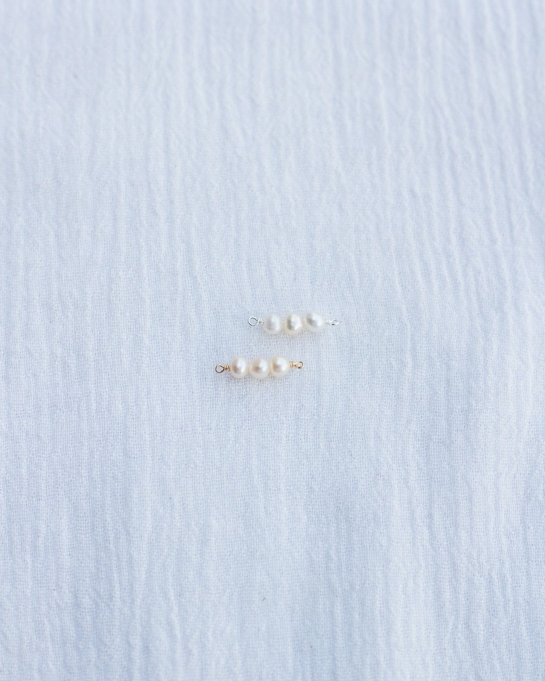 Gold Filled Freshwater Pearl Connector, Triple Gold Filled Pearl ...