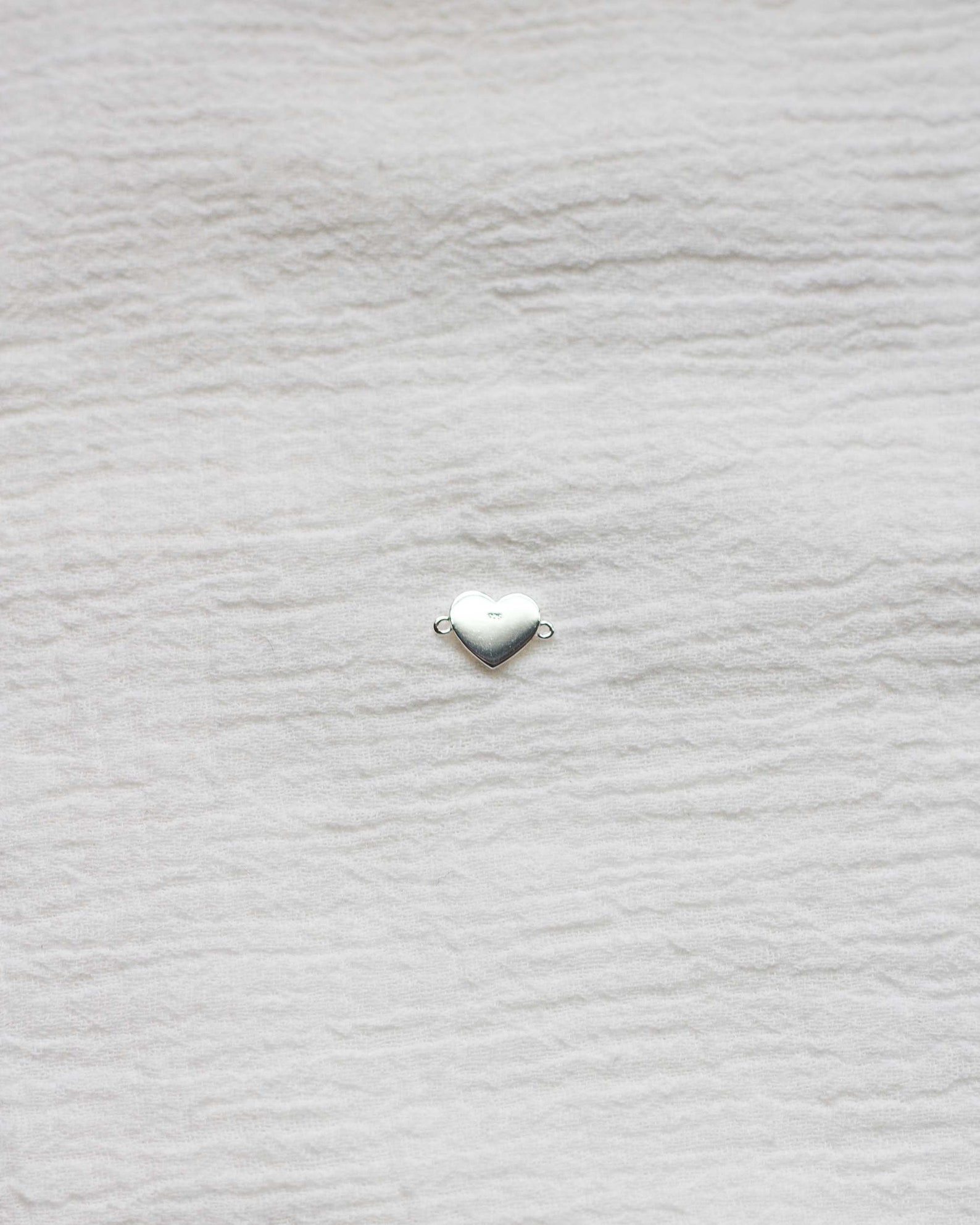 Fluted Heart Connector, Sterling Silver, 18k Gold Plated, Bulk ...