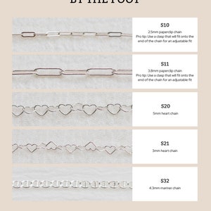 Sterling Silver Footage Chain, Silver Bulk Chain, Silver Wholesale ...