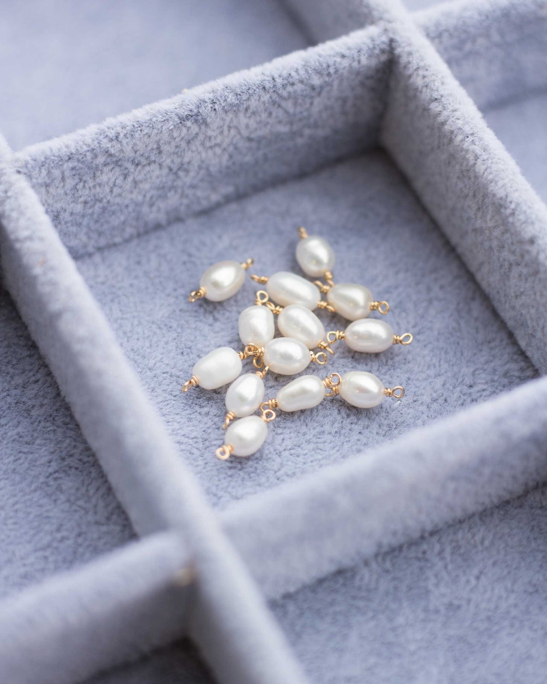 Freshwater Pearl Connector, Gold Filled Pearl Connector, Connector ...