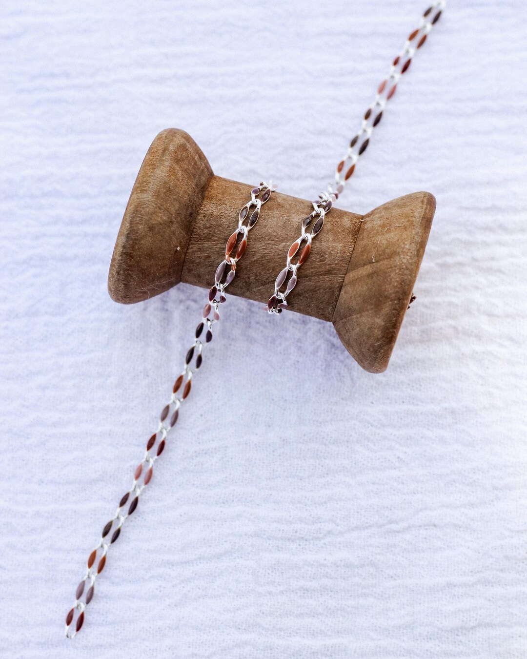 Fall Colors Multi Color Enamel Chain, Multi Color Chain, Permanent ...