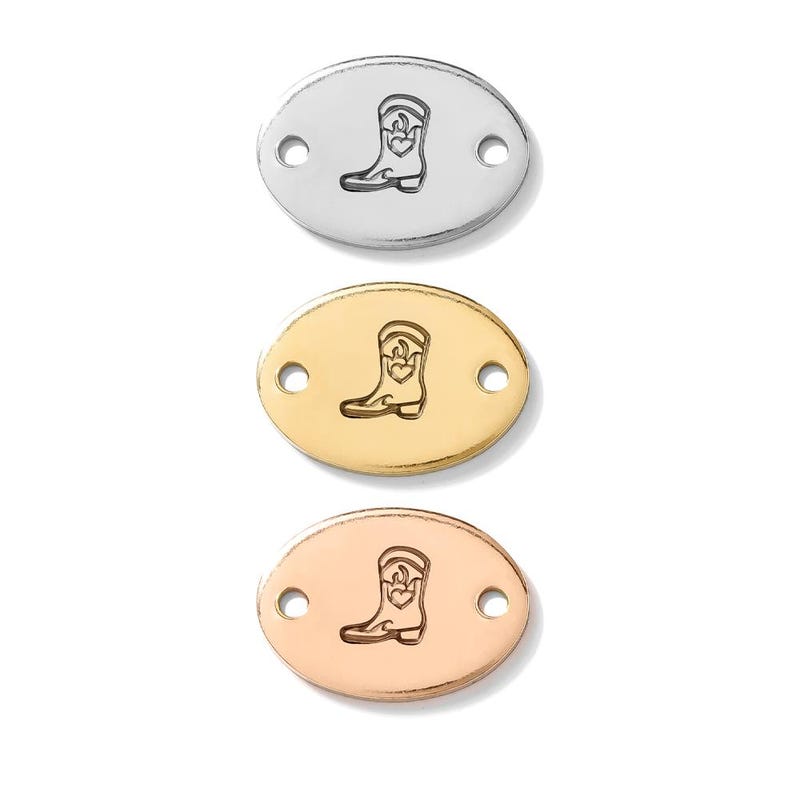 Cowboy Boot Chain Charm - Etsy