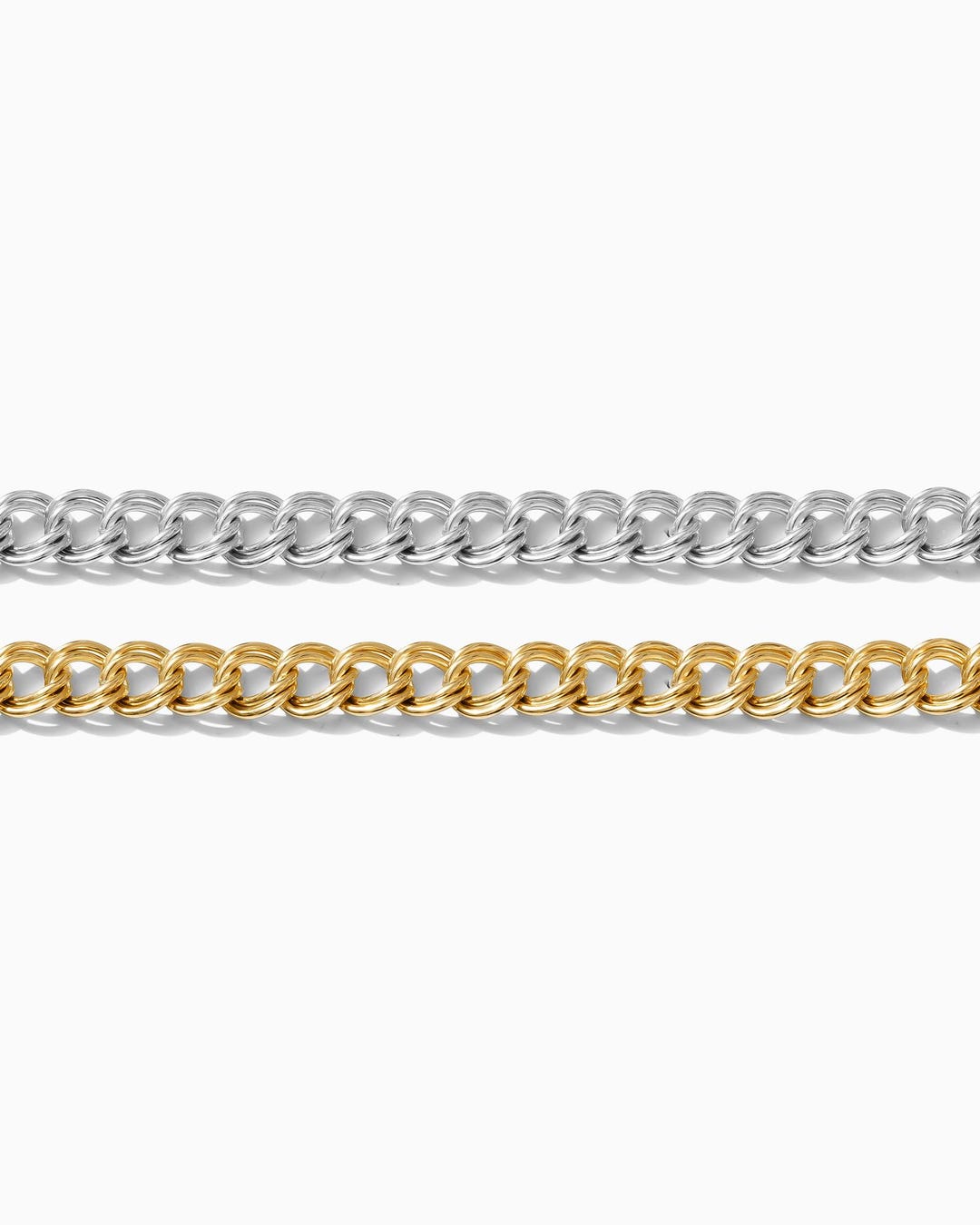 5.5mm Parallel Curb Chain, Sterling Silver or 14k Gold Filled ...