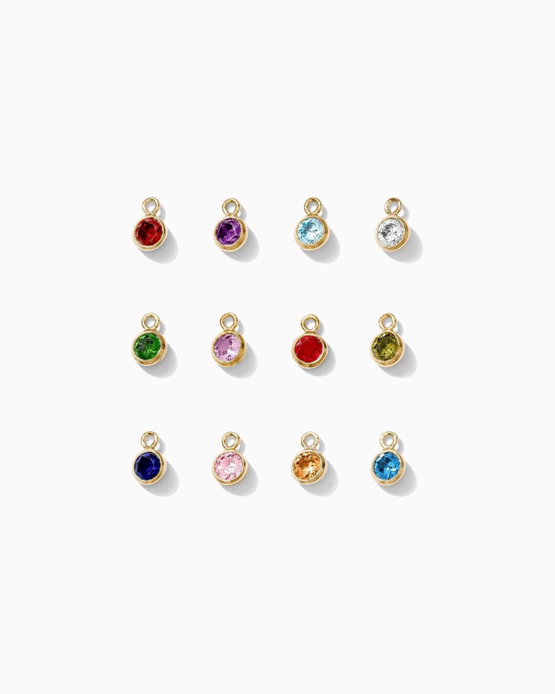 3mm Birthstone Charm, Gold Filled, Sterling Silver, Wholesale ...