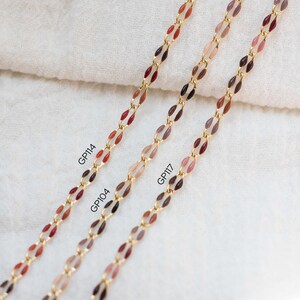 Autumn Fall Multi Color Enamel Chain, Multi Color Chain, Permanent ...