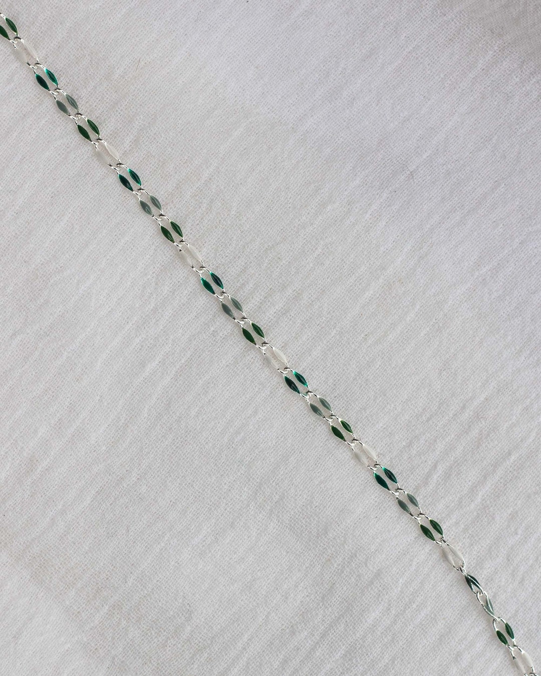 Green Multi Color Chain, Multi Color Chain, Permanent Jewelry Bulk ...