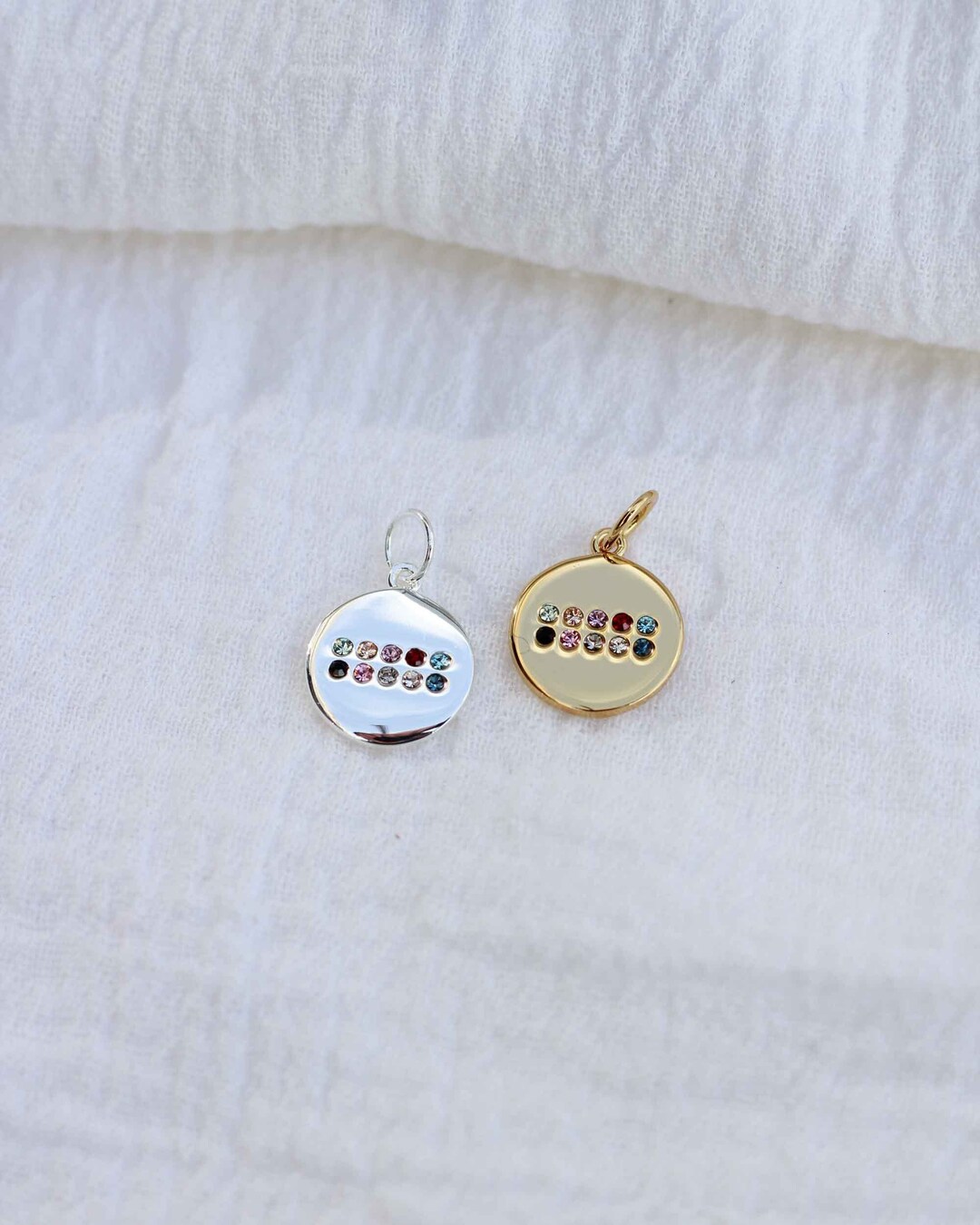 Eras Tour Inspired Charm, Sterling Silver, Gold Plated, Mixed Color ...