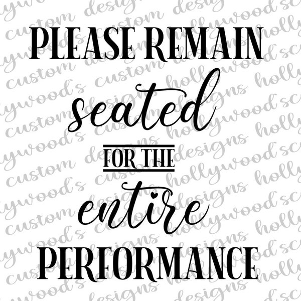 Please Remain Seated Bathroom Sign - Etsy