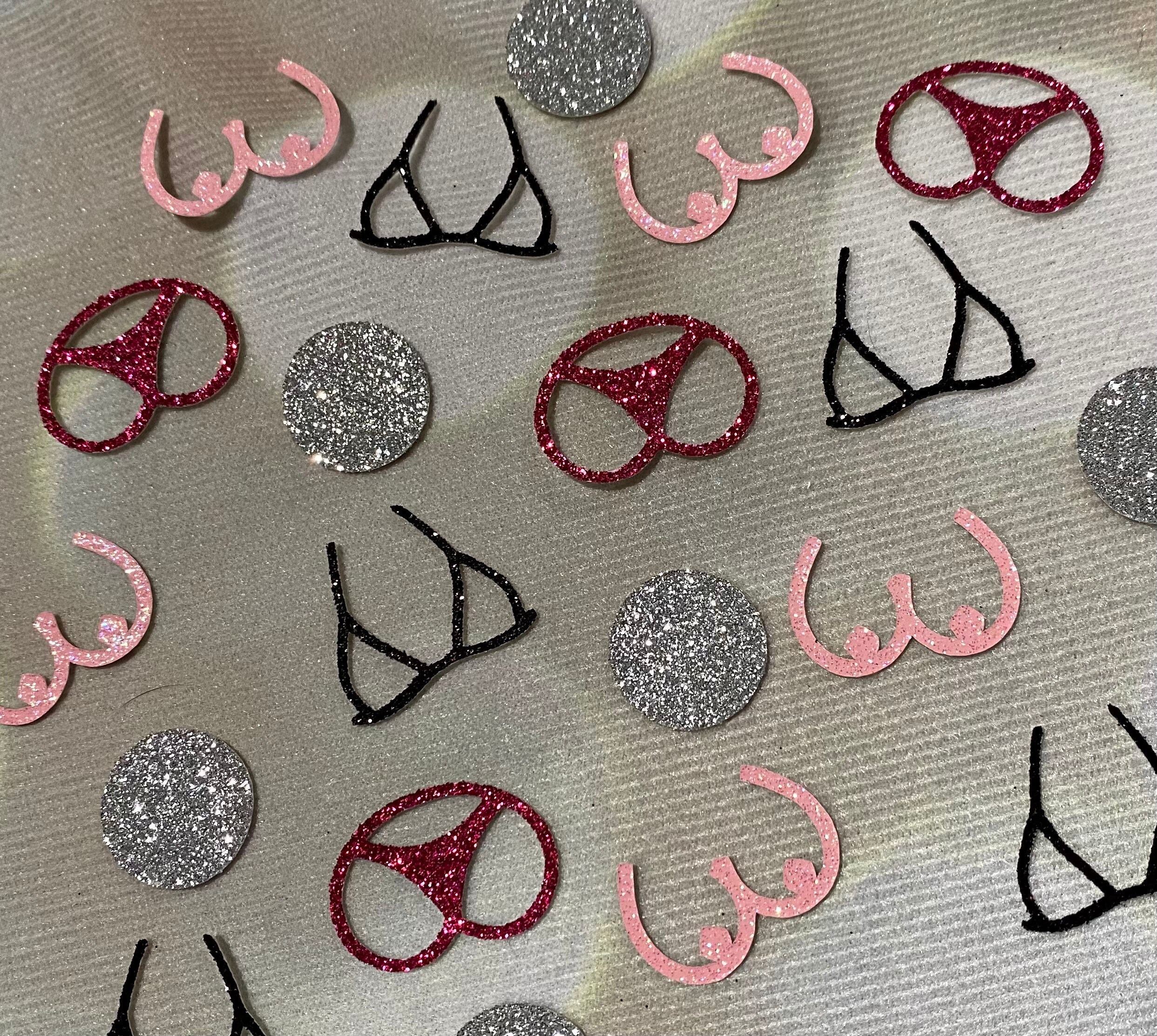 Bachelorette Party Supplies / Bachelorette Confetti / Boob - Etsy