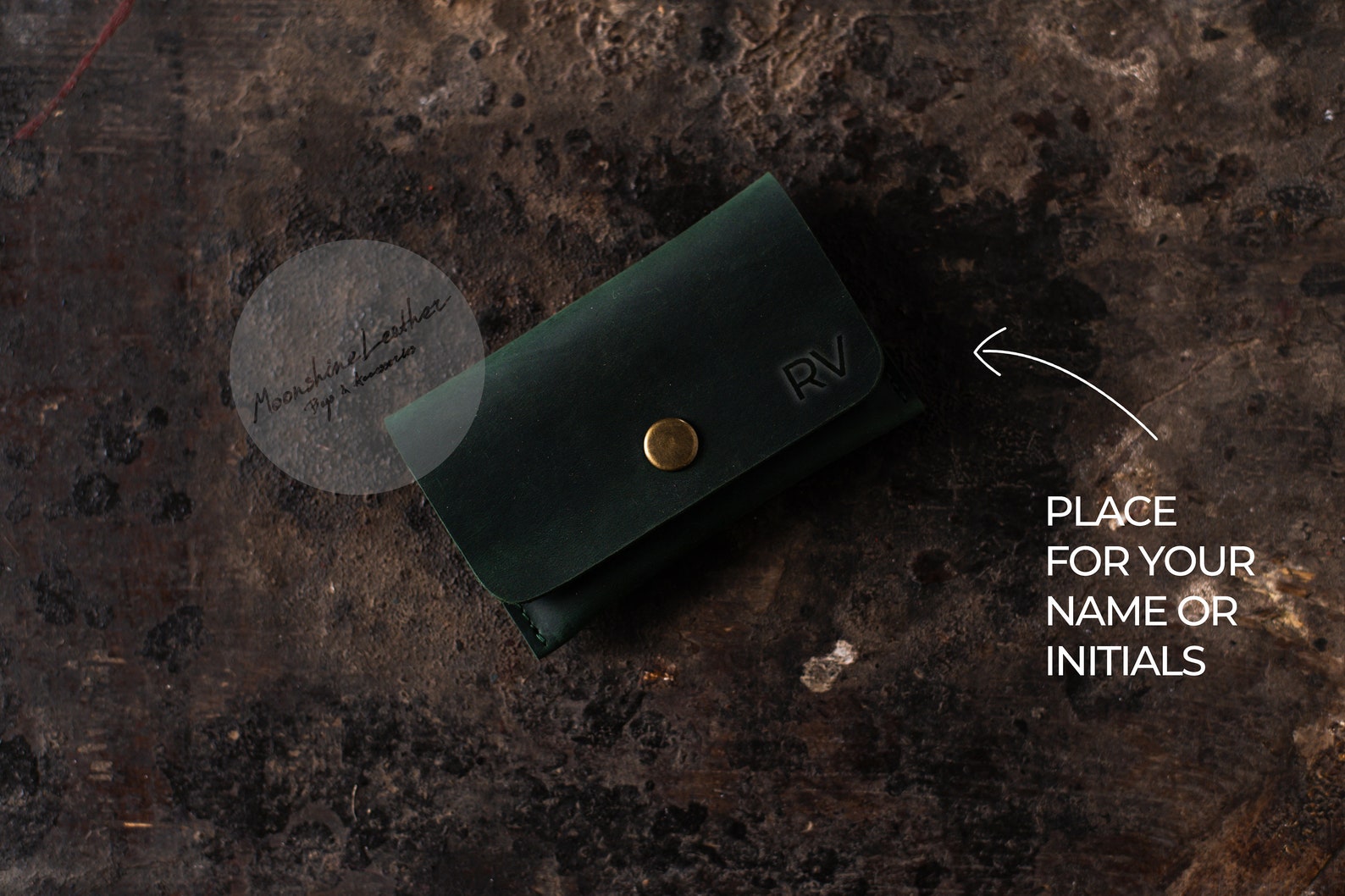 PERSONALIZED Leather Mini Wallet Small Leather Wallet Card | Etsy