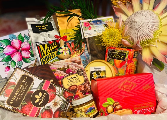 Aloha Gift Box From Hawaiideluxe Gift Boxthank You - Etsy