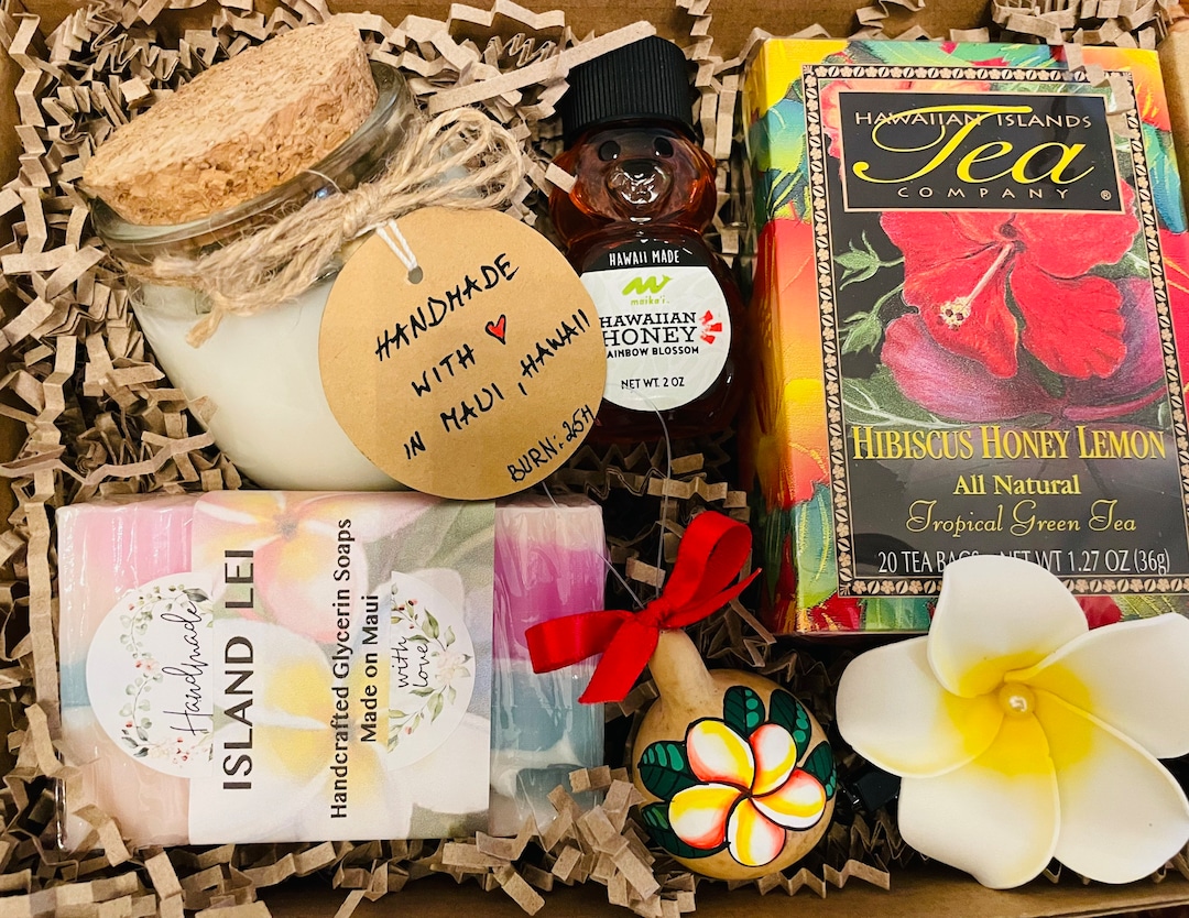 Aloha from Hawaii gift BoxMAUICandle and Tea gift boxThank - Etsy.de