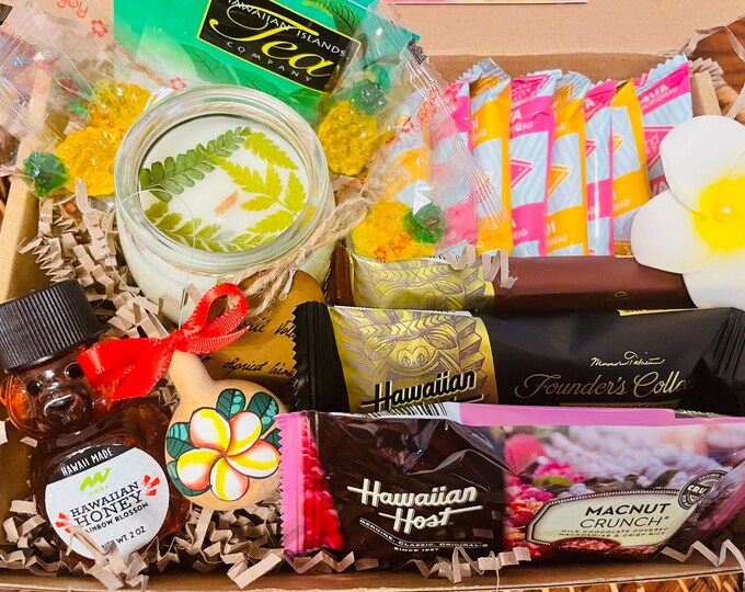 Aloha Gift Box Hawaiian Treats Gift, Hawaiian Host, Honolulu Cookie ...
