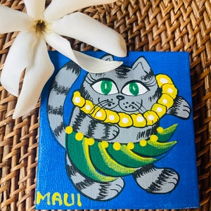 Hand Painted Mini Canvas Magnet: Personalized Fridge Decor (3x3 Inches ...